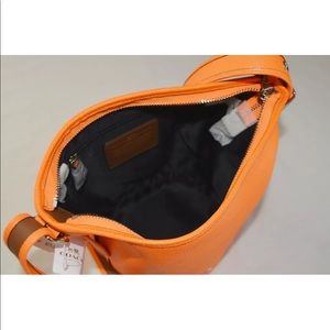 Coach | Bags | Coach Neon Orange Leather Mini Duffle Nwt | Poshmark